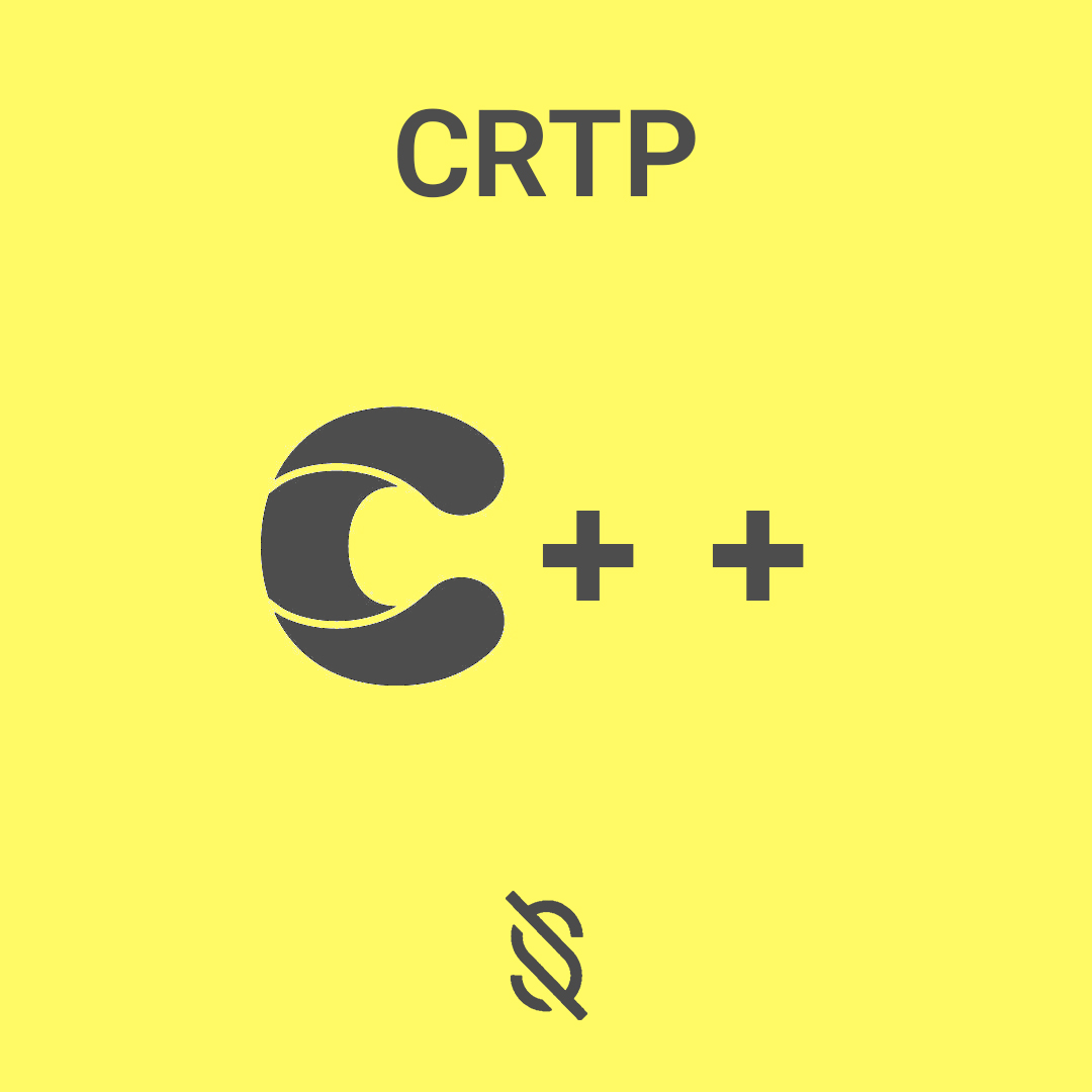 استفاده کردن از مفهوم CRTP (Curiously Recurring Template Pattern) در C++ برای ارث بری از کلاس ...